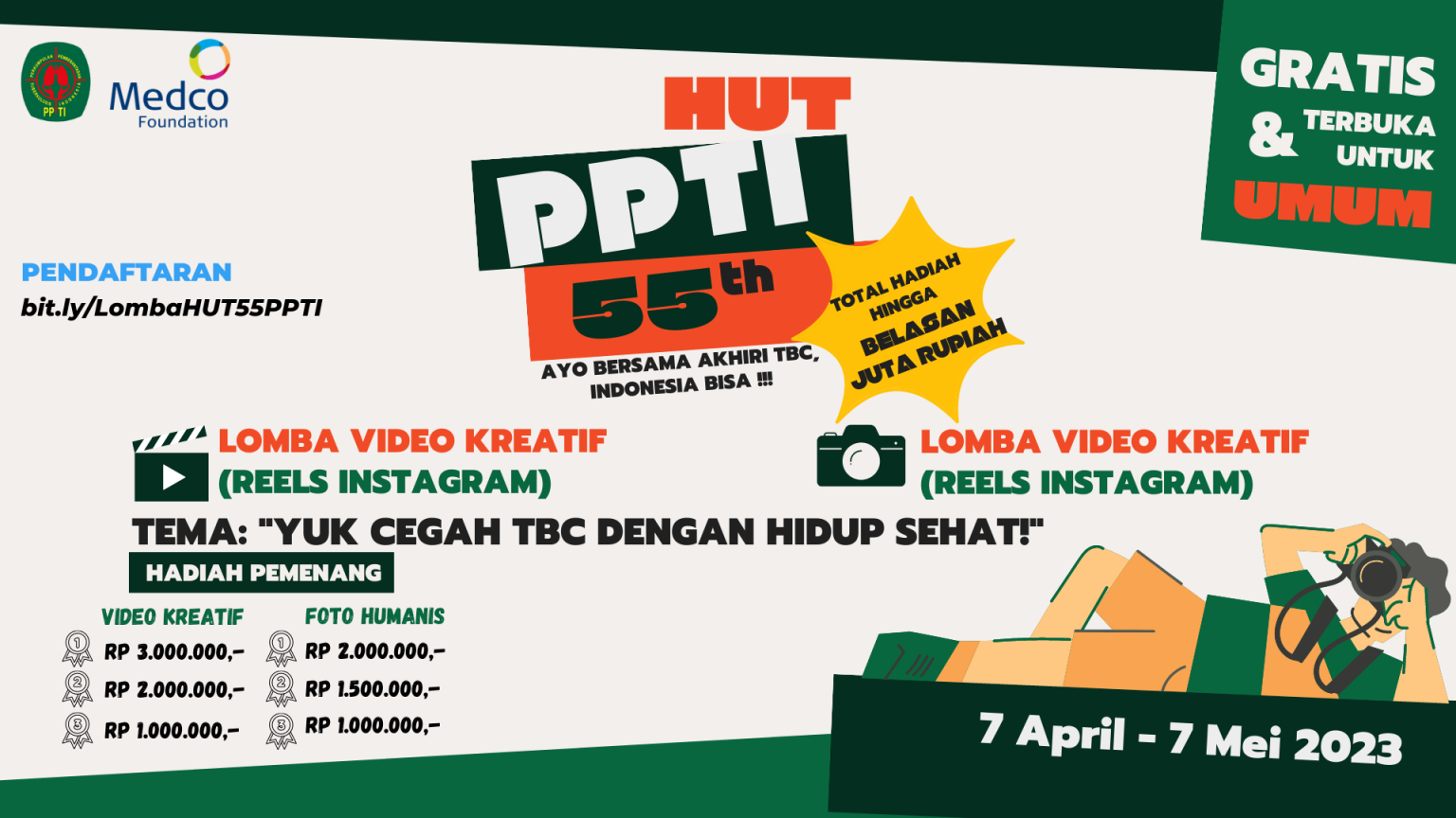 PPTI ADAKAN LOMBA FOTO DAN VIDEOBERHADIAH PULUHAN JUTA RUPIAH – PPTI